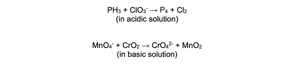 Solved PH3+ClO3-→P4+Cl2(in acidic | Chegg.com