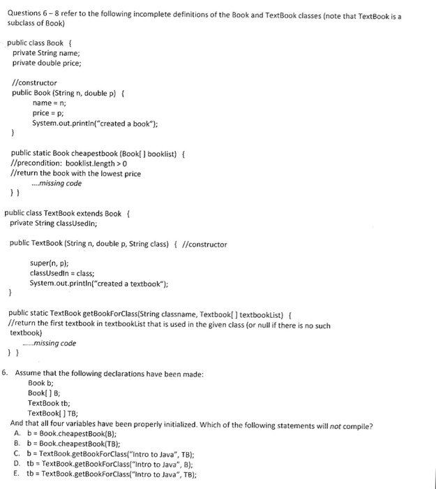 Solved public class Person private String name; private int | Chegg.com