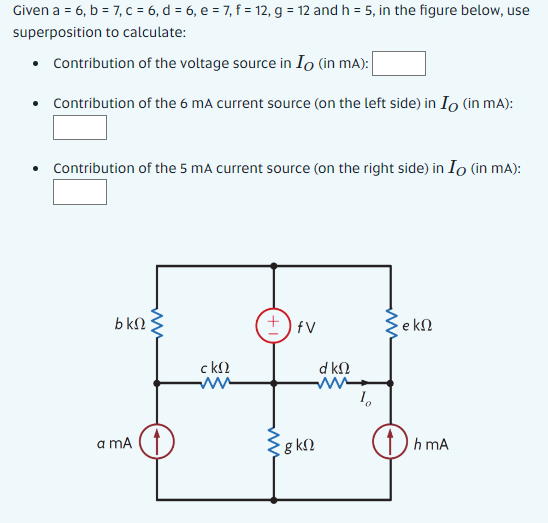 Solved Given a=6,b=7,c=6,d=6,e=7,f=12,g=12 ﻿and h=5, ﻿in the | Chegg.com