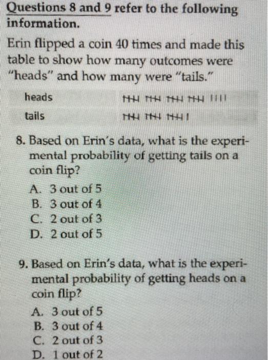 Solved Questions 8 and 9 refer to the following information. | Chegg.com