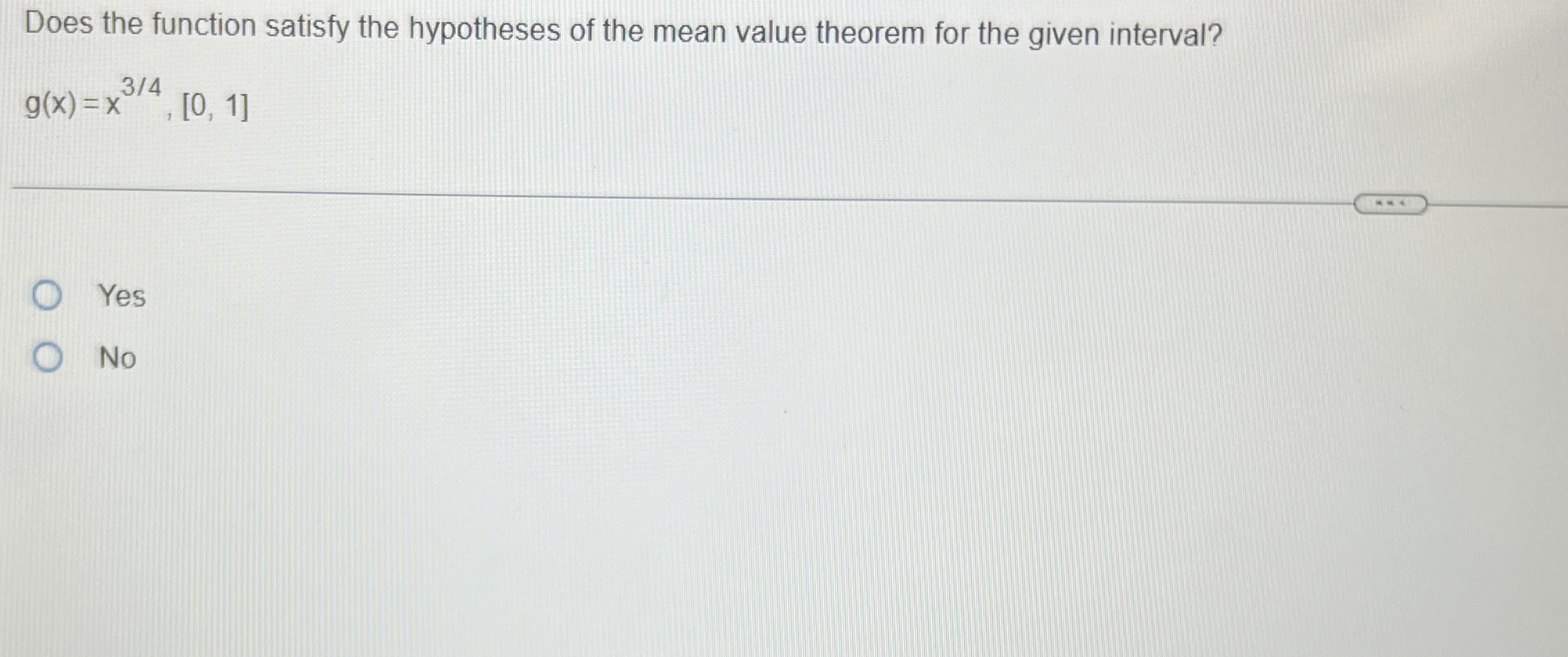 Solved Does the function satisfy the hypotheses of the mean | Chegg.com
