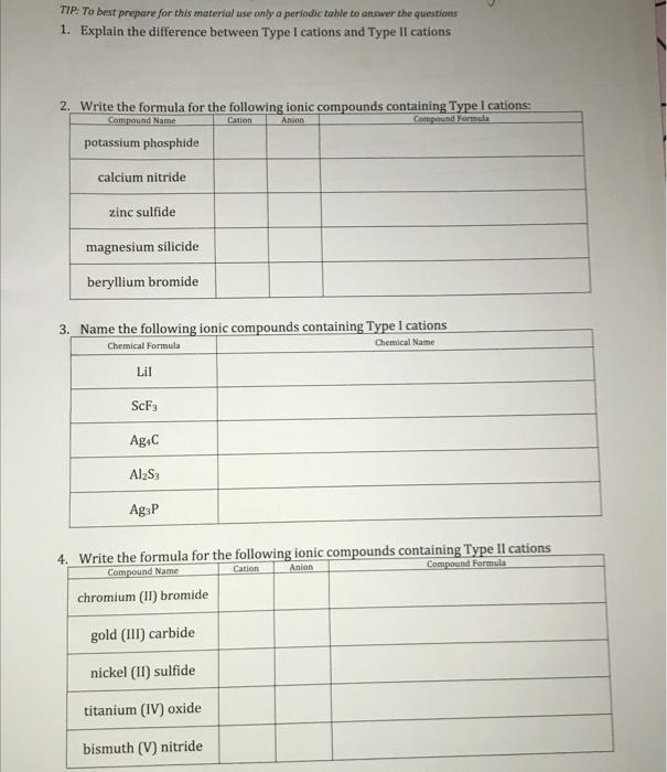 Solved TIP: To best prepare for this material use only a | Chegg.com