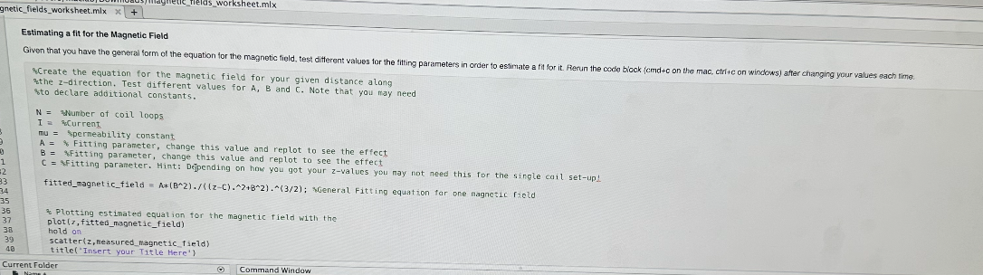 Solved What is the General Fitting equation for 2 ﻿magnetic | Chegg.com