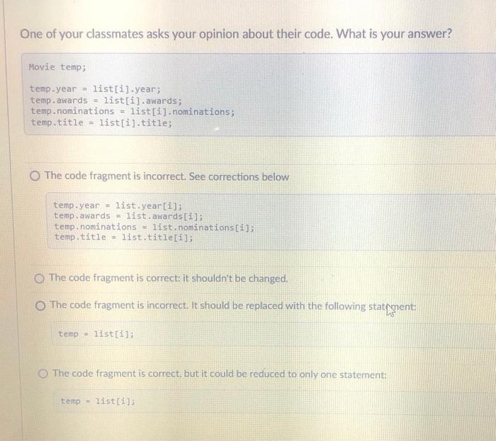 Solved One of your classmates asks your opinion about their | Chegg.com