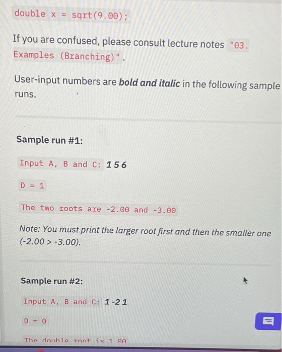 Solved Find the discriminant and real number root(s) of a | Chegg.com
