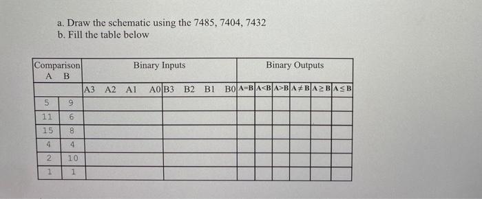 Solved 1. Refer to the 7483 schematic and: a. Design a | Chegg.com