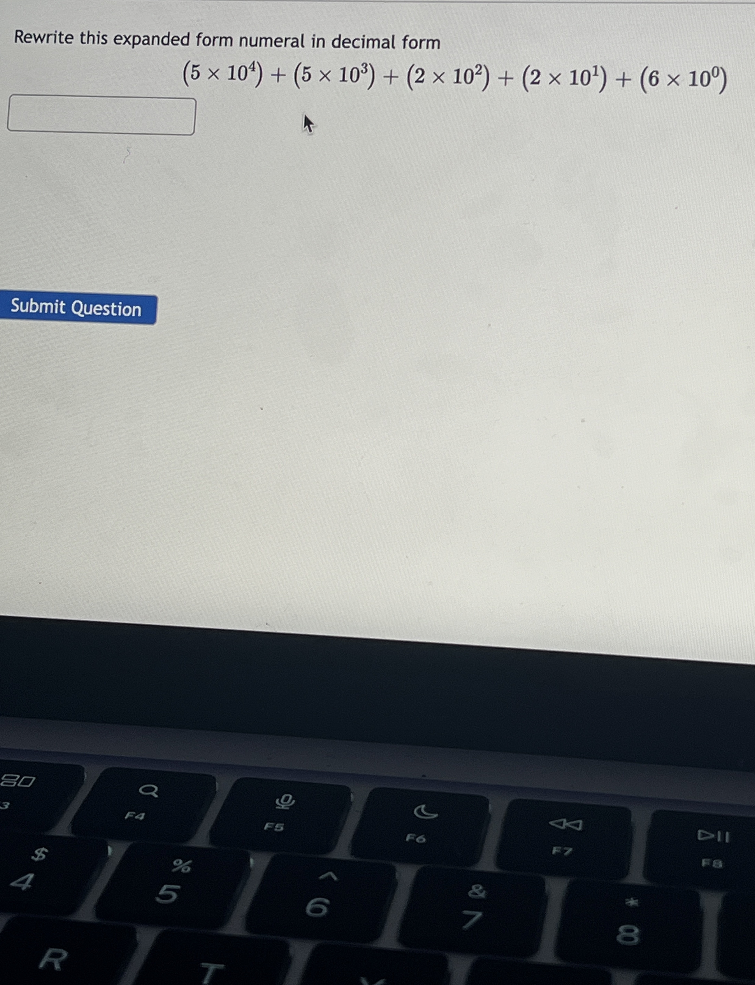 Solved Rewrite this expanded form numeral in decimal | Chegg.com