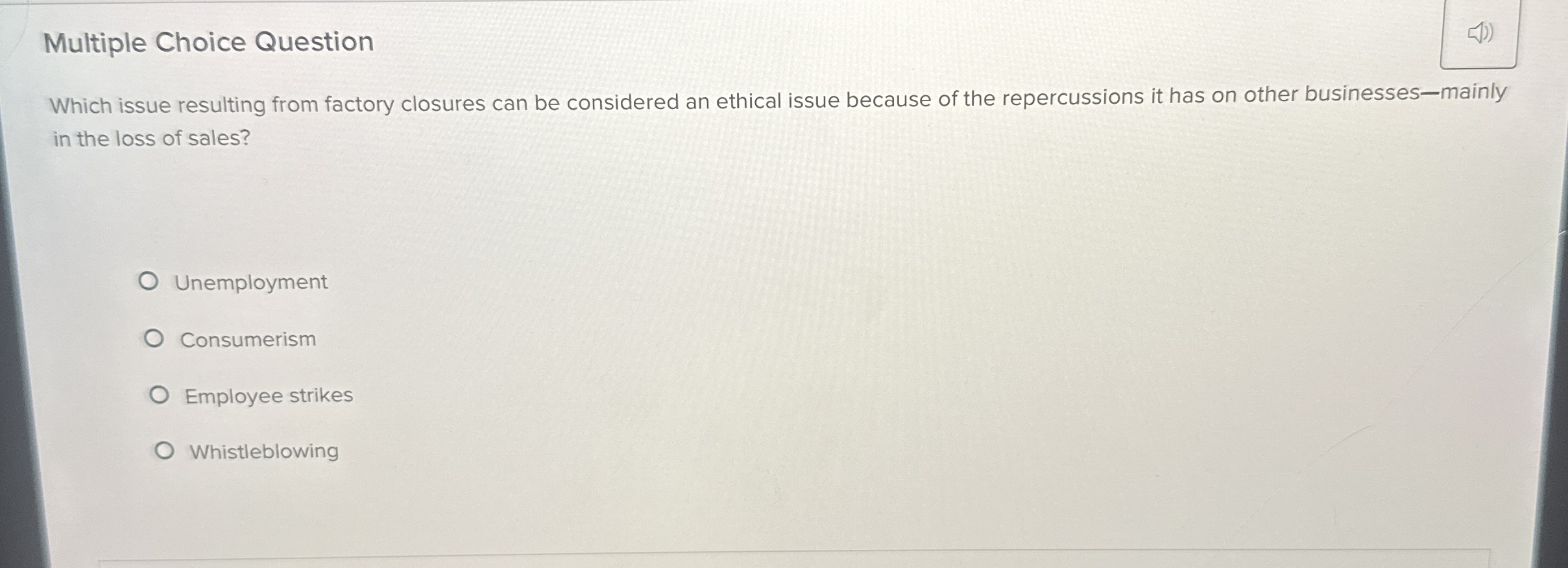 Solved Multiple Choice QuestionWhich issue resulting from | Chegg.com
