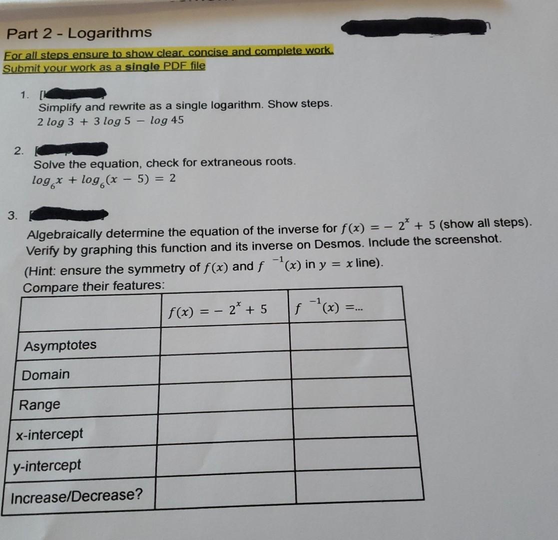 Solved Eor all steps ensure to show clear, concise and | Chegg.com