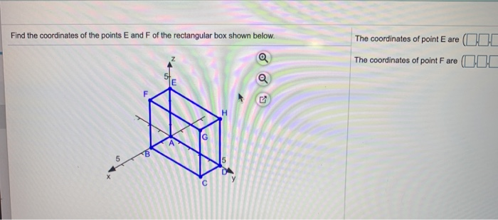 Solved Find the coordinates of the points E and F of the | Chegg.com