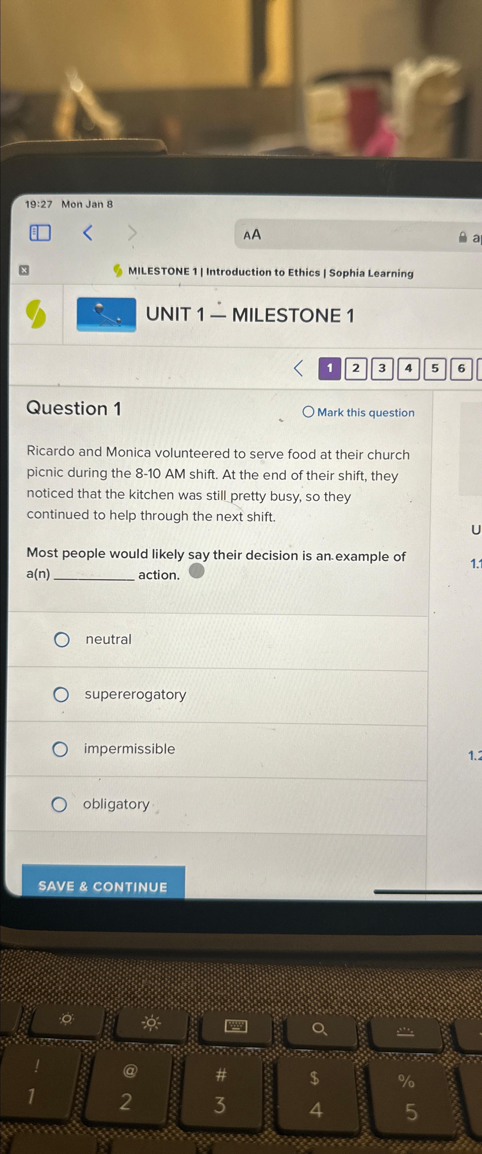 Solved 19:27 ﻿Mon Jan 8AAMILESTONE 1 | ﻿Introduction to | Chegg.com