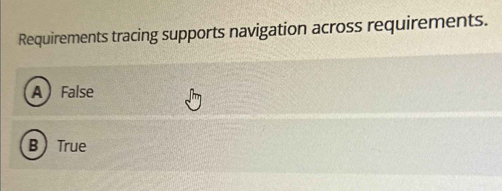 Solved Requirements tracing supports navigation across | Chegg.com