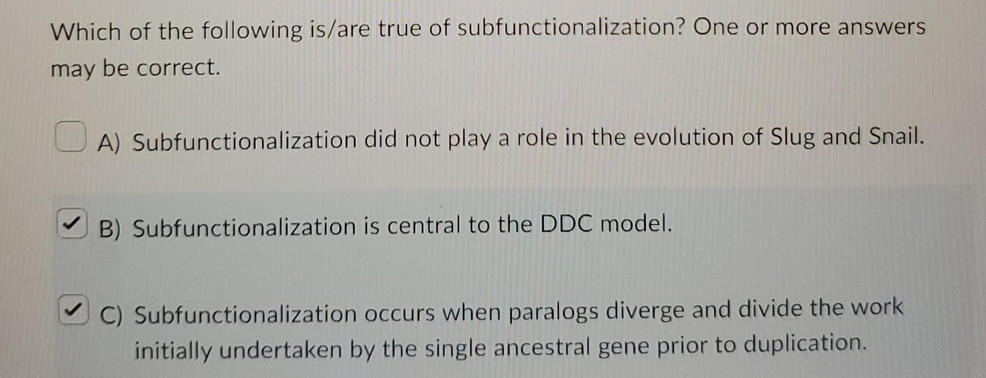 Solved Which of the following is/are true of | Chegg.com