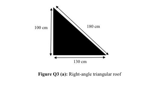 Solved (a) An engineer is designing a right-angle triangular | Chegg.com
