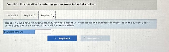 Solved Problem 5-5A (Algo) Compare the direct write-off | Chegg.com