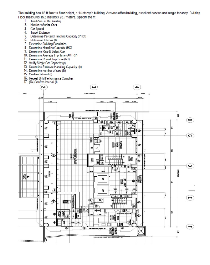 Solved The building has 12-ft floor to floor height, a 14 | Chegg.com
