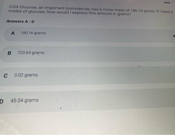 Solved 3 2 CO7 You are trying to determine which solutions | Chegg.com