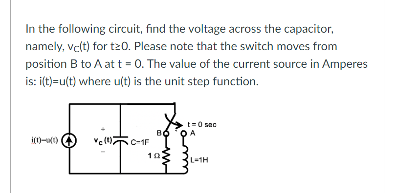 Solved In the following circuit, find the voltage across the | Chegg.com