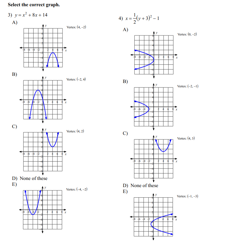 Solved Show me the steps to solve Select the correct | Chegg.com