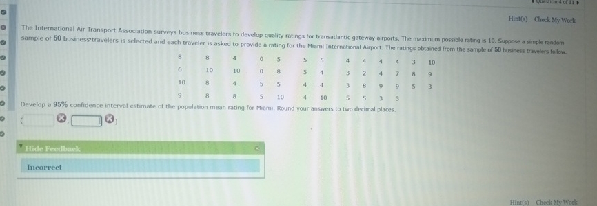 Solved Hint(s) Check My | Chegg.com Solved Hint(s) Check My | Chegg.com