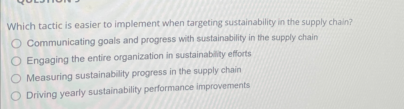 Solved Which tactic is easier to implement when targeting | Chegg.com