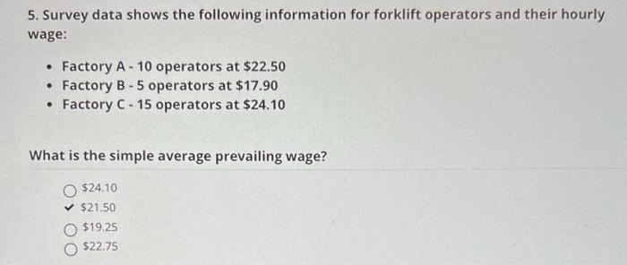 Solved Worksheet: What is a Prevailing Wage? - Definition & | Chegg.com