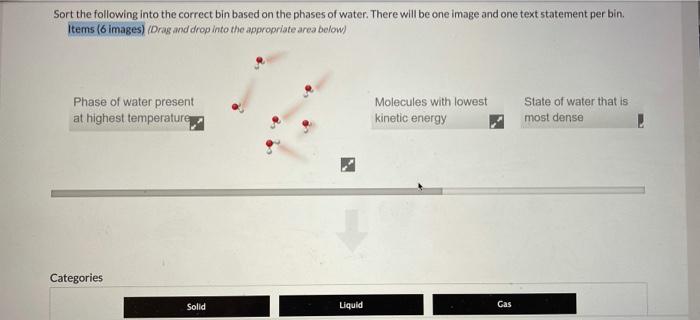 Solved Sort the following into the correct bin based on the | Chegg.com