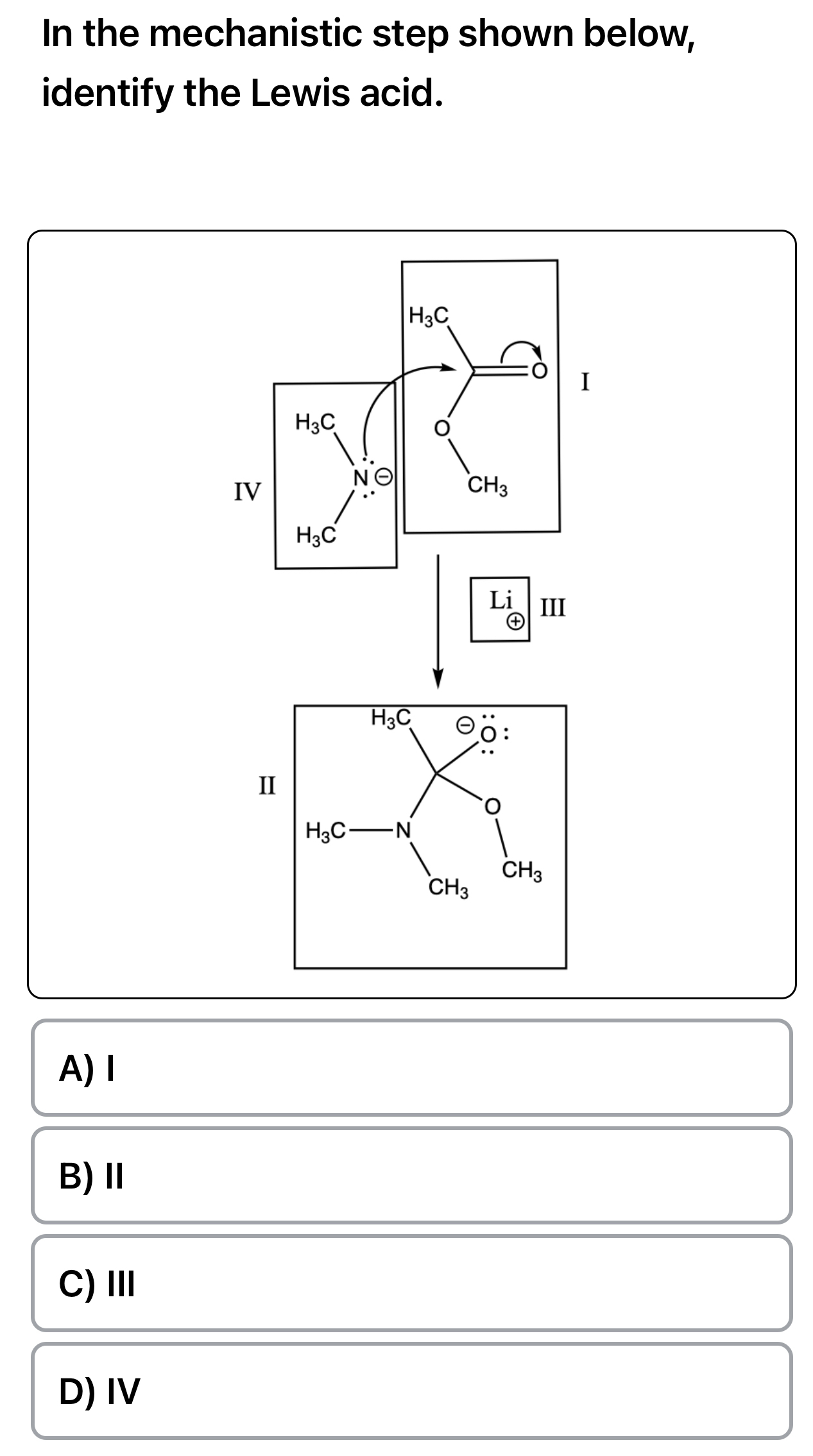 Solved In the mechanistic step shown below, identify the | Chegg.com