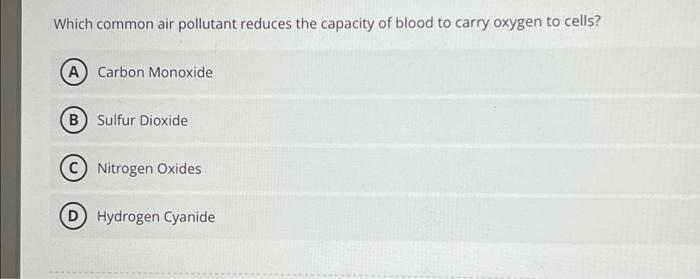 Solved There are three major types of volatile organic | Chegg.com