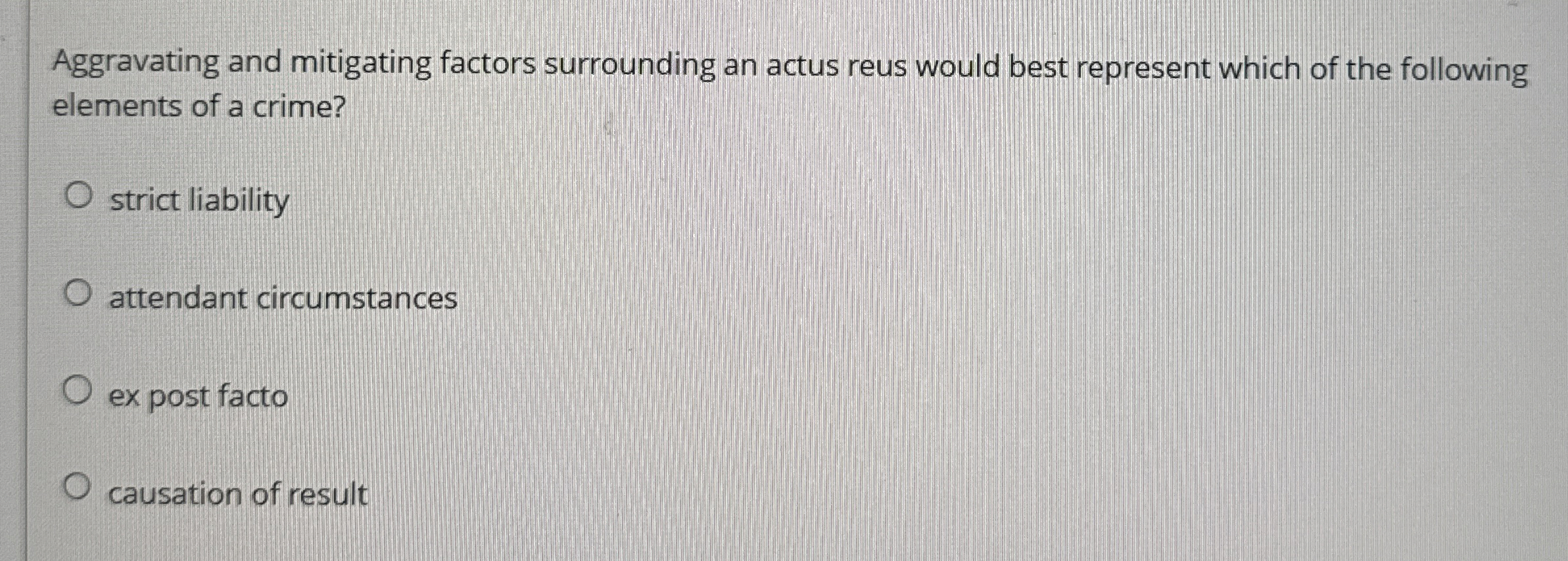 Solved Aggravating and mitigating factors surrounding an | Chegg.com