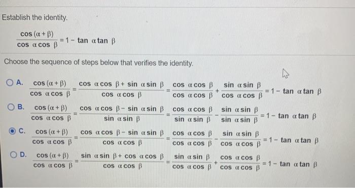 Solved 3 - 12 Find the exact value of cos (« + ) if sin a = | Chegg.com