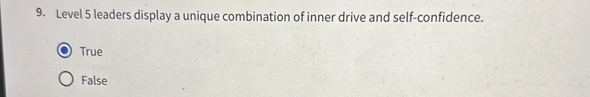 Solved Level 5 ﻿leaders display a unique combination of | Chegg.com