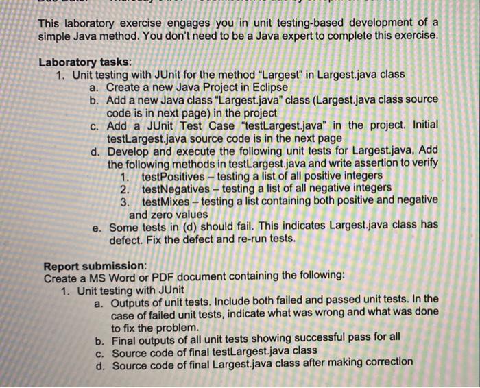 Solved This laboratory exercise engages you in unit | Chegg.com