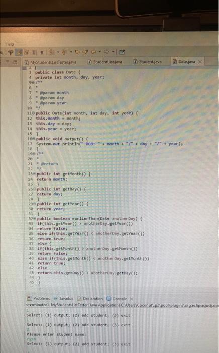 This is coded in java. How am I supposed to fill the | Chegg.com