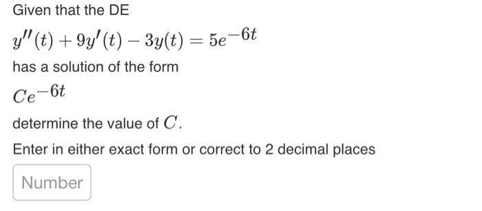 Solved Consider the following second-order differential | Chegg.com