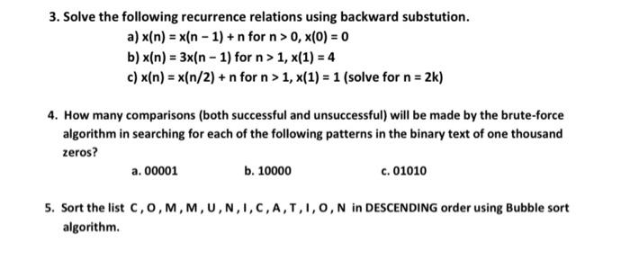 Solved Please I want all paragraphs solved correctly and | Chegg.com