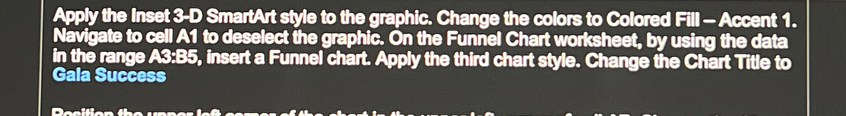 Solved Apply the lnset3-D SmartArt style to the graphic. | Chegg.com