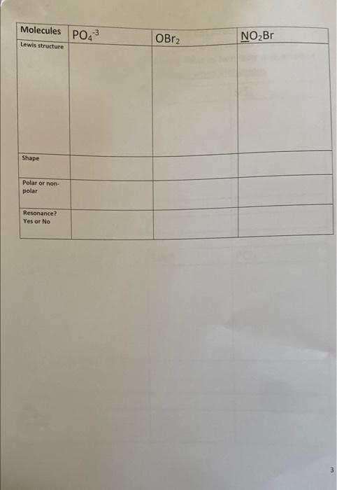 Solved Lewis Dot Structure C: Complete the Lewis dot | Chegg.com