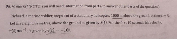 Solved 8a. /6 marks] (NOTE: You will need information from | Chegg.com