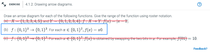 Solved EXERCISE4.1.2: Drawing arrow diagrams.Draw an arrow | Chegg.com