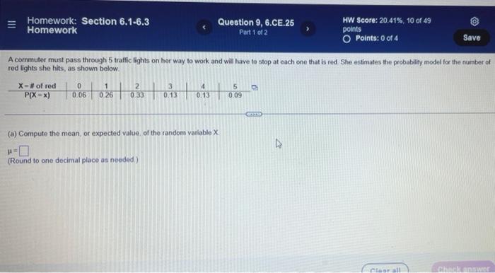 Solved Homework Section 6 1 6 3 Homework Question 9