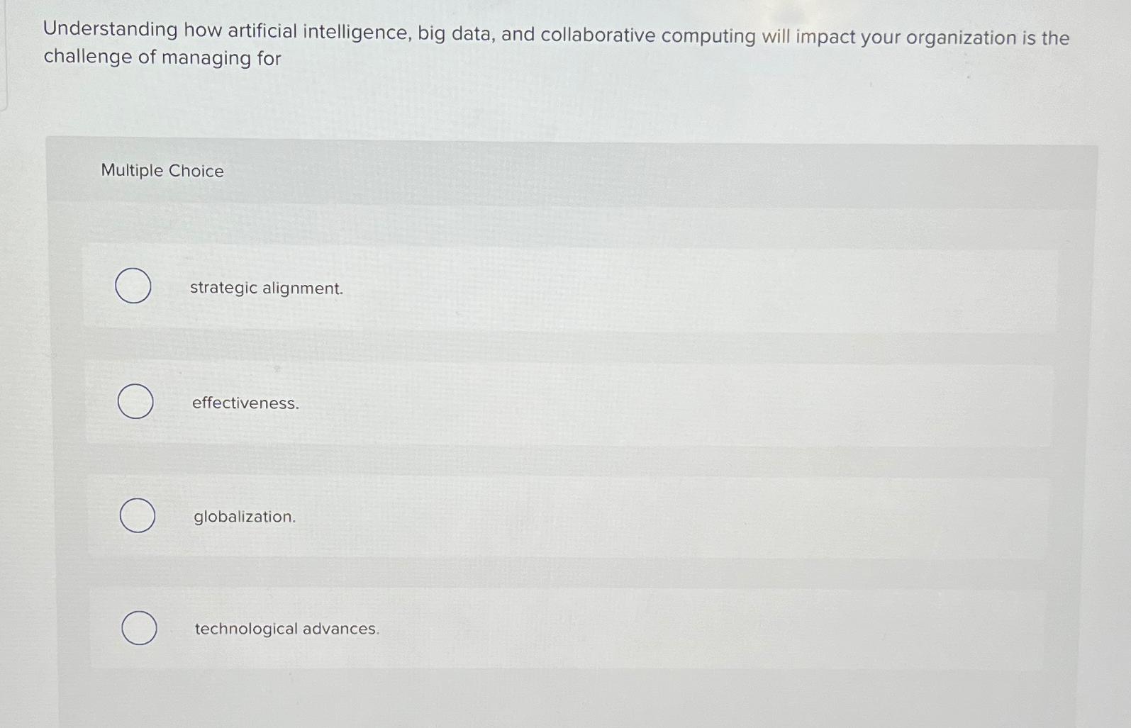 Solved Understanding How Artificial Intelligence Big Data