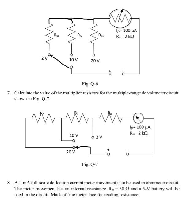 Solved Section A: DC Meter 1. How can the dArsonval meter | Chegg.com