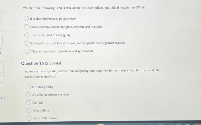 Solved 5 8 1 24 Which of the following is NOT true about the | Chegg.com