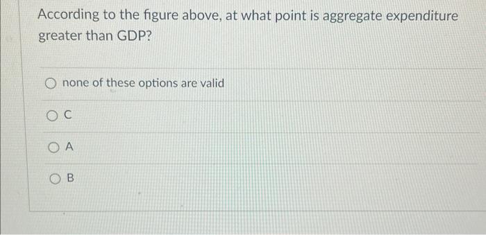 Solved The Y-axis is labeled Real Aggregate Expenditure | Chegg.com