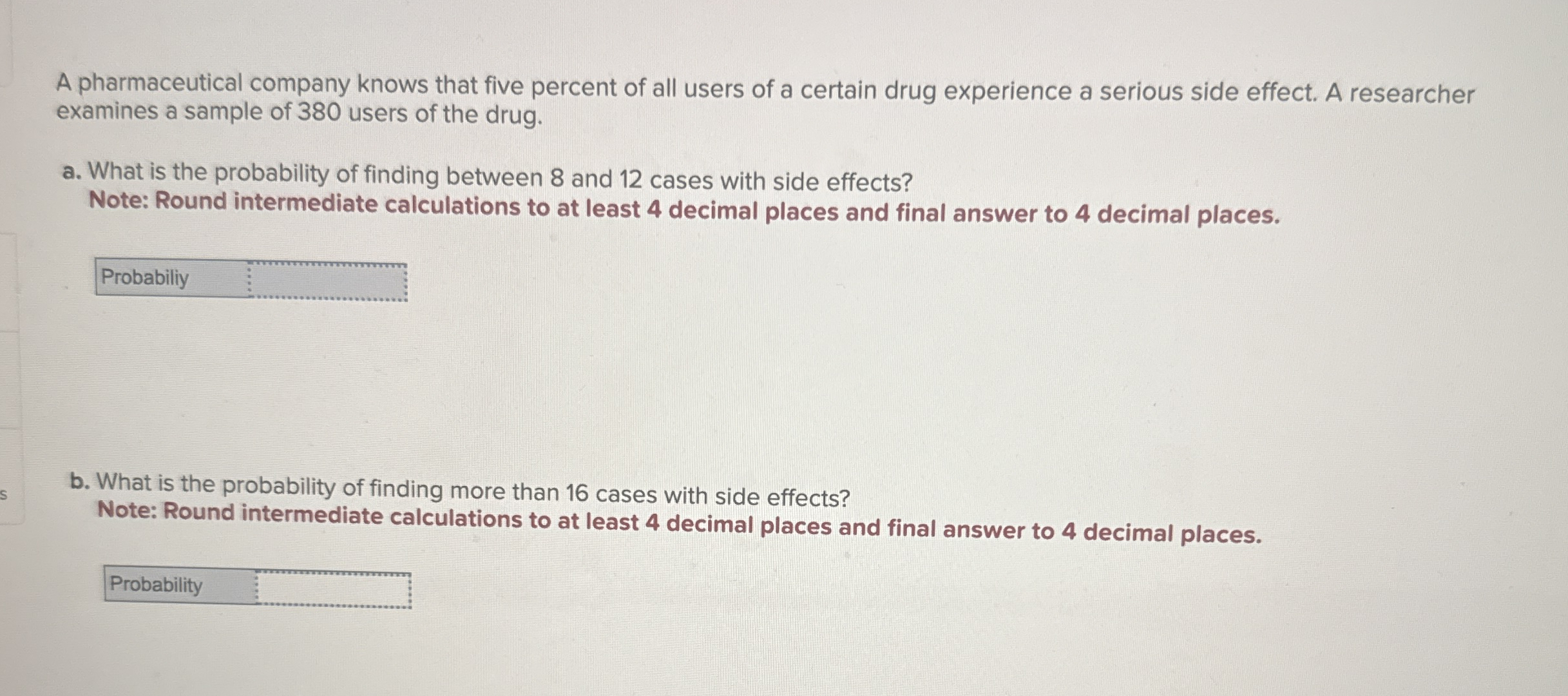 A pharmaceutical company knows that five percent of | Chegg.com