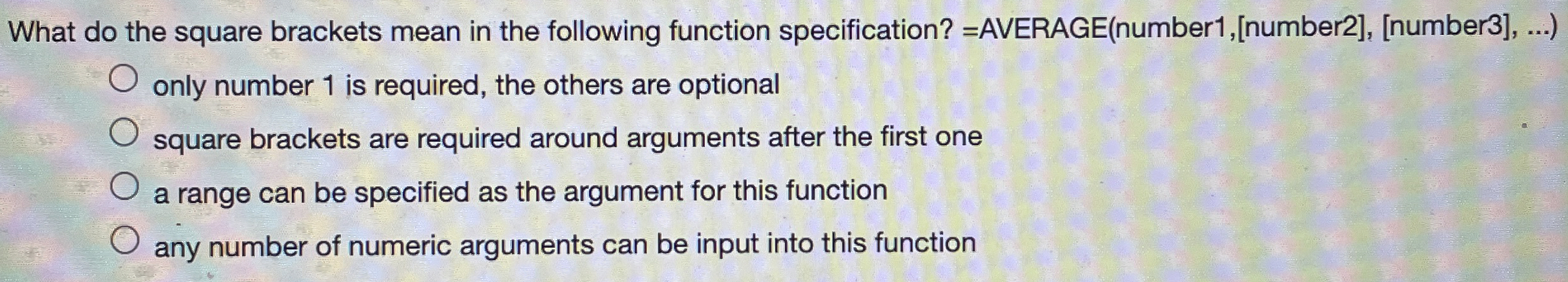 Solved What do the square brackets mean in the following | Chegg.com