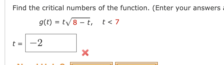 Solved Find the critical numbers of the function. (Enter | Chegg.com
