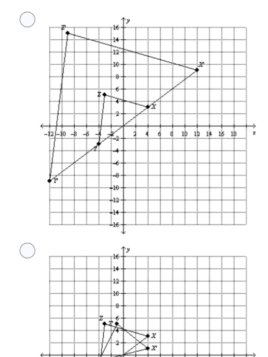 Solved Graph the image of the figure after a dilation | Chegg.com