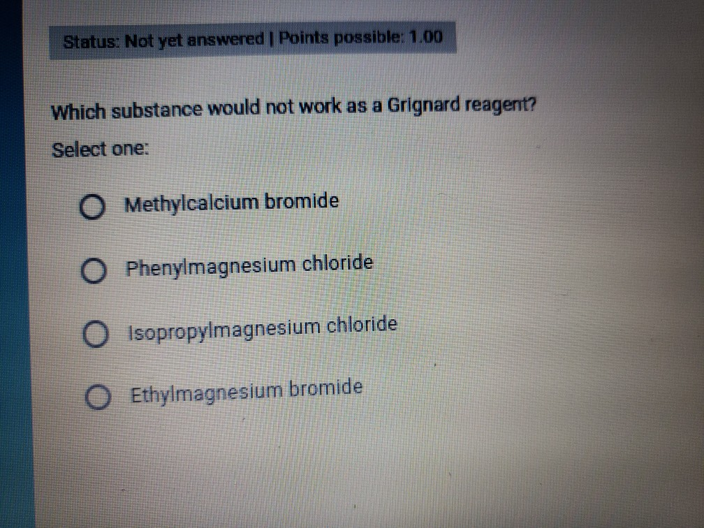 Solved Status: Not yet answered | Points possible: 1.00 | Chegg.com